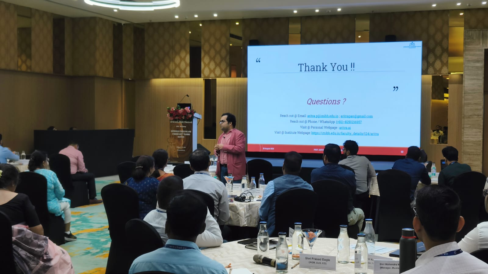 Welcome to Dr. Aritra Pan's Personal Webspace